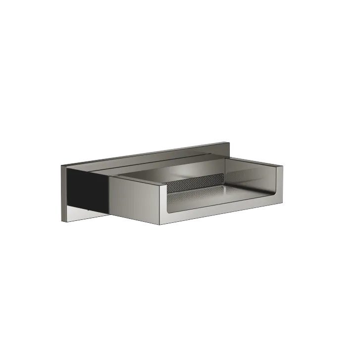 SERIES-VARIOUS Dark Chrome : WATER FALL Cascade spout for wall mounting