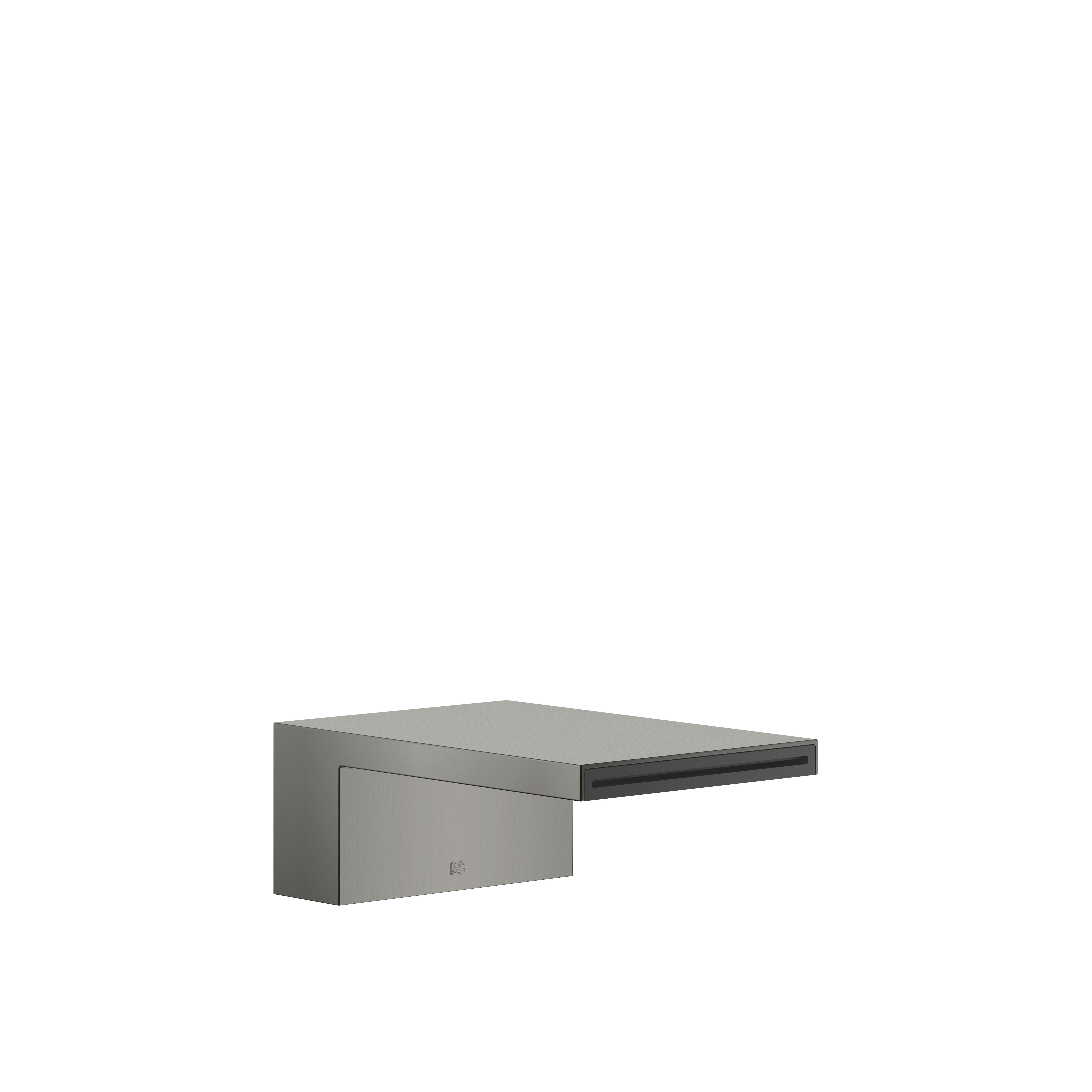 MEM Brushed Dark Platinum : Bath cascade spout without diverter for ...