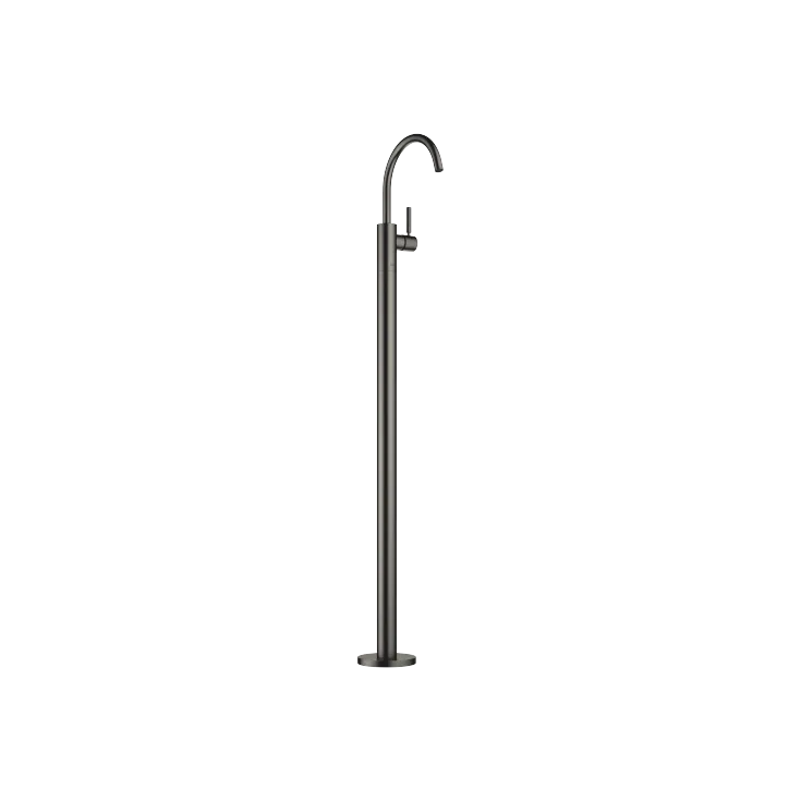 META Brushed Dark Platinum : Single-lever basin mixer with stand pipe ...