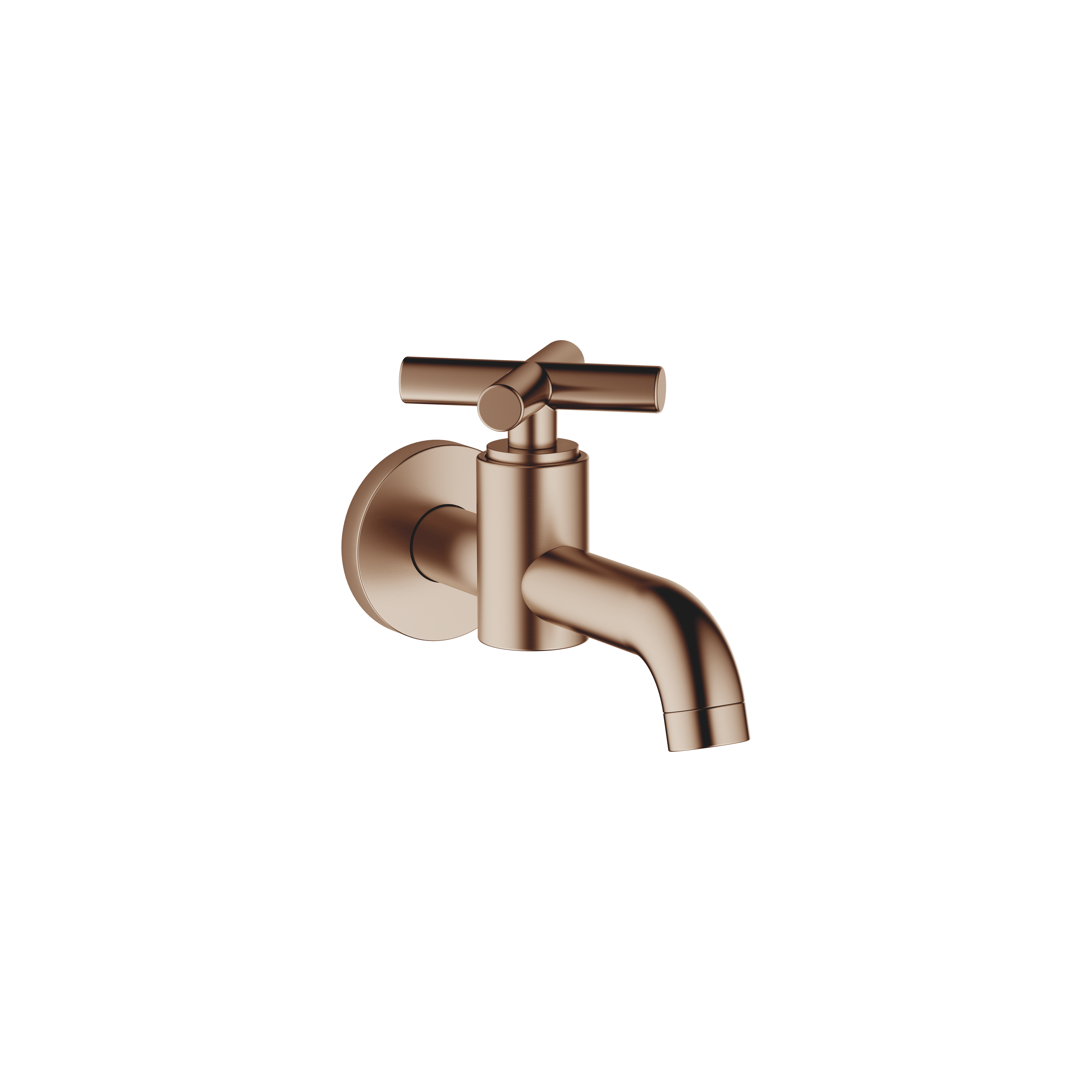 TARA Brushed Bronze (PVD) : Wall-mounted valve cold water without pop ...