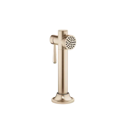 VAIA Brushed Champagne (22kt Gold) Kitchen faucets: Two-hole bridge ...