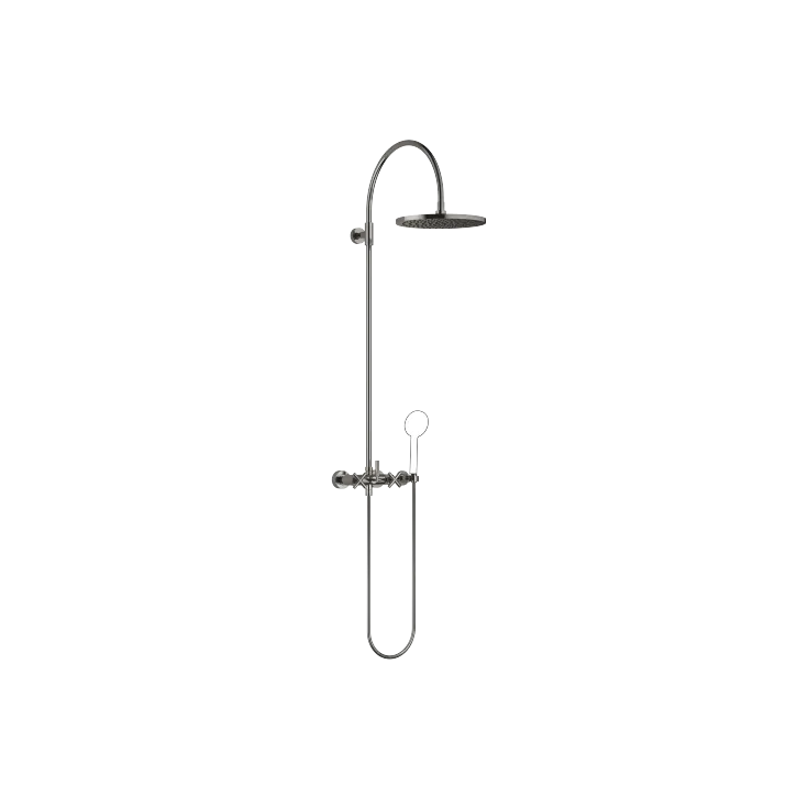 TARA Dark Chrome : Shower pipe 300 mm