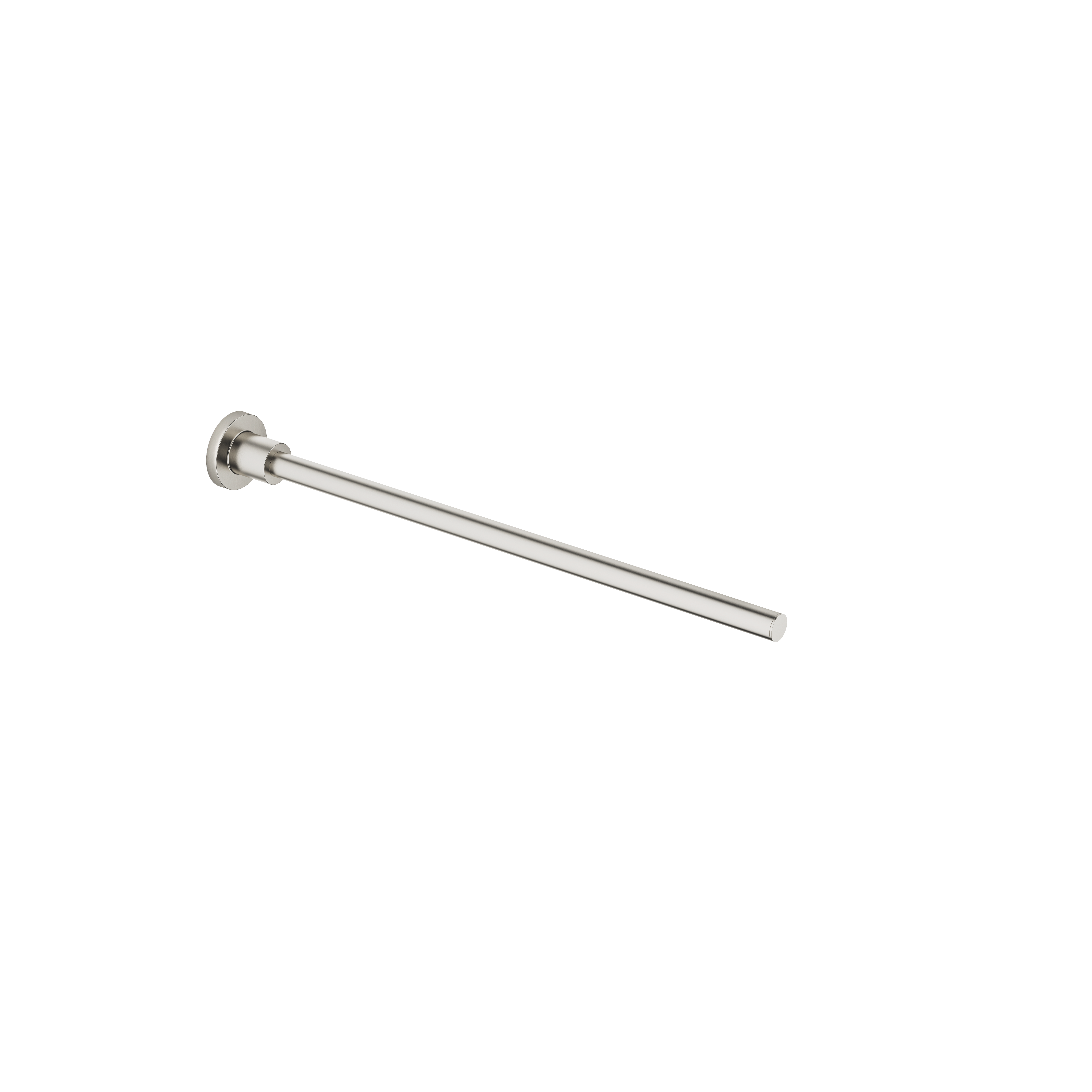 TARA Brushed Platinum : Towel bar single-arm fixed