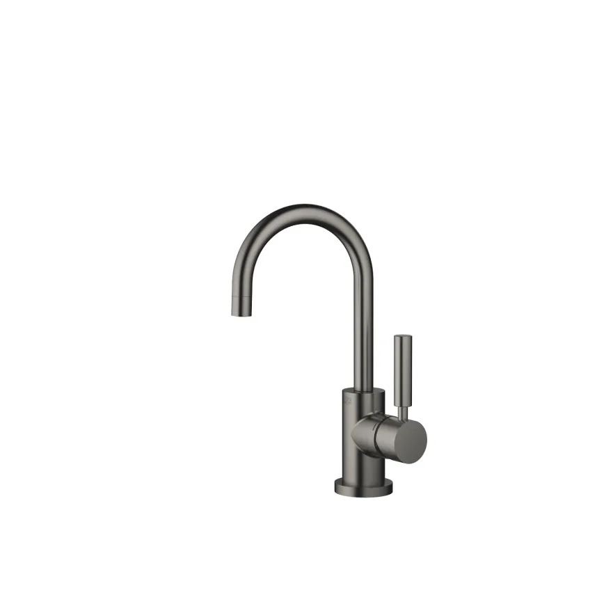 TARA Brushed Dark Platinum Washbasin faucets: Single-lever lavatory ...