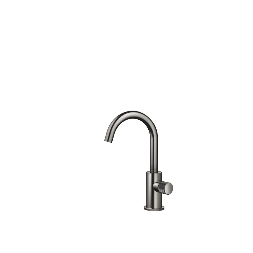 META Dark Chrome Washstand faucets: Pillar tap cold water