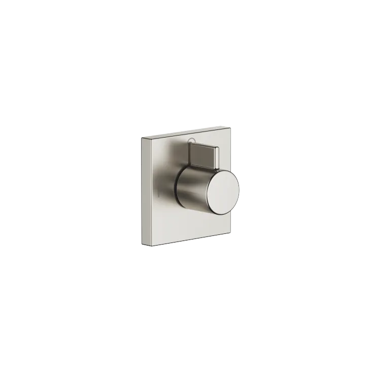 SYMETRICS Brushed Platinum : Wall mounted two-way diverter