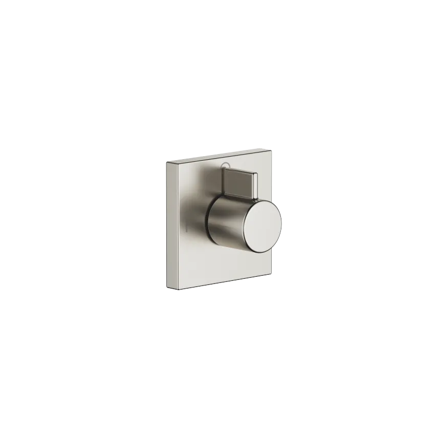 SYMETRICS Brushed Platinum Shower faucets: Wall mounted two-way diverter