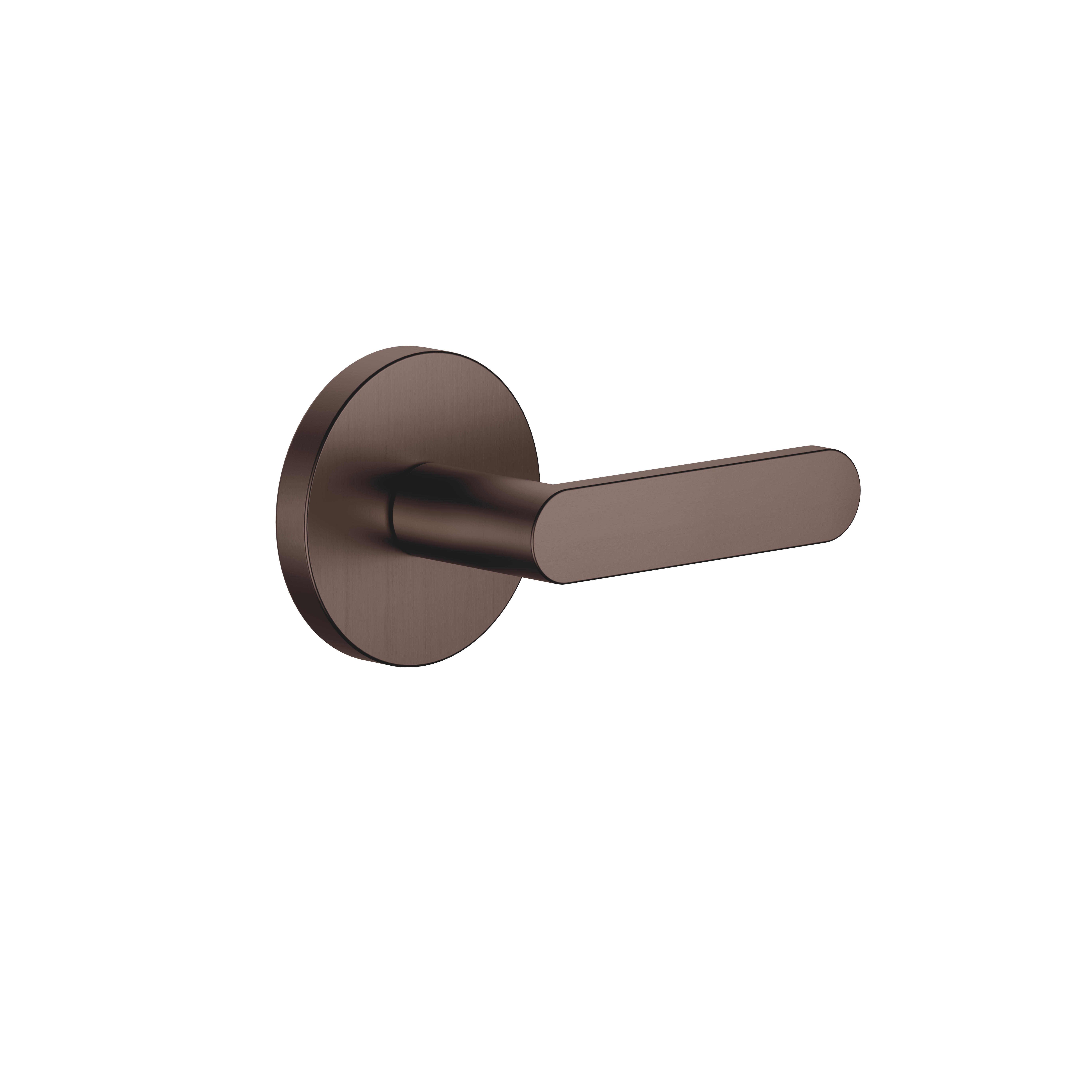 META Brushed Dark Bronze (PVD) : Wall valve clockwise closing 1/2"
