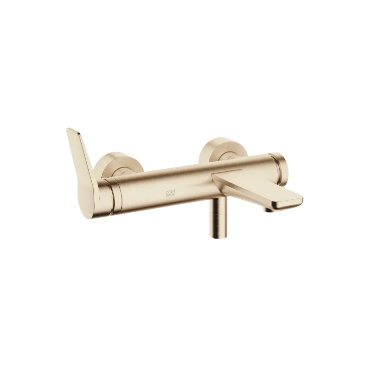 LISSÉ Brushed Light Gold (PVD) : Single-lever tub mixer for wall ...