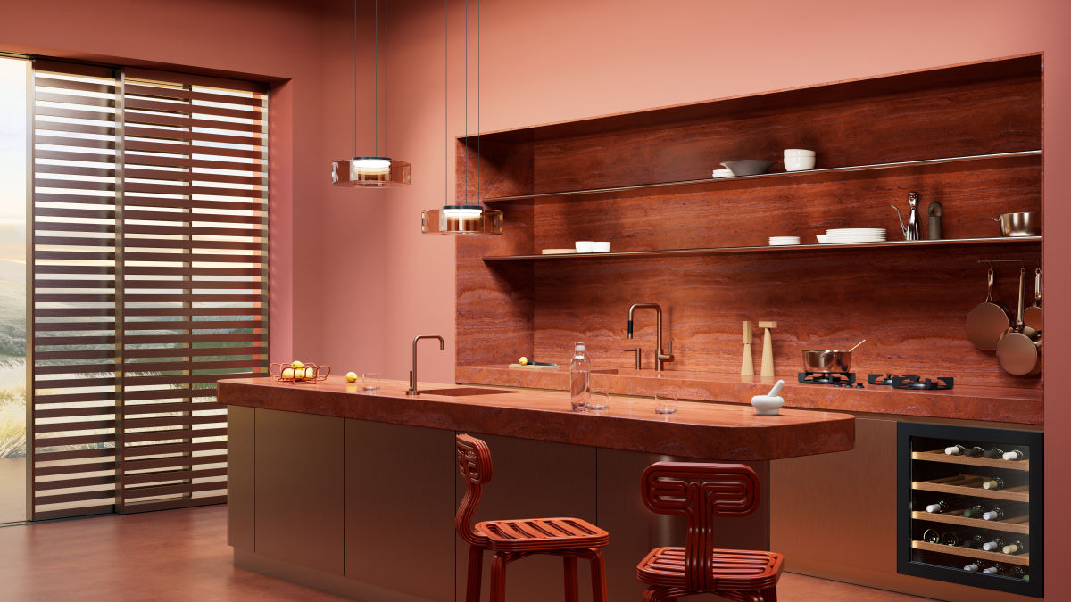 Brushed Bronze for the kitchen | Dornbracht