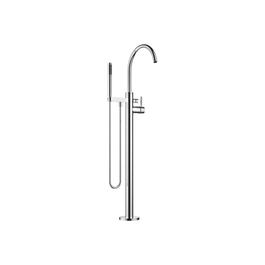 SERIES SPECIFIC Chrome Bath faucets: Single-lever bath mixer with stand ...