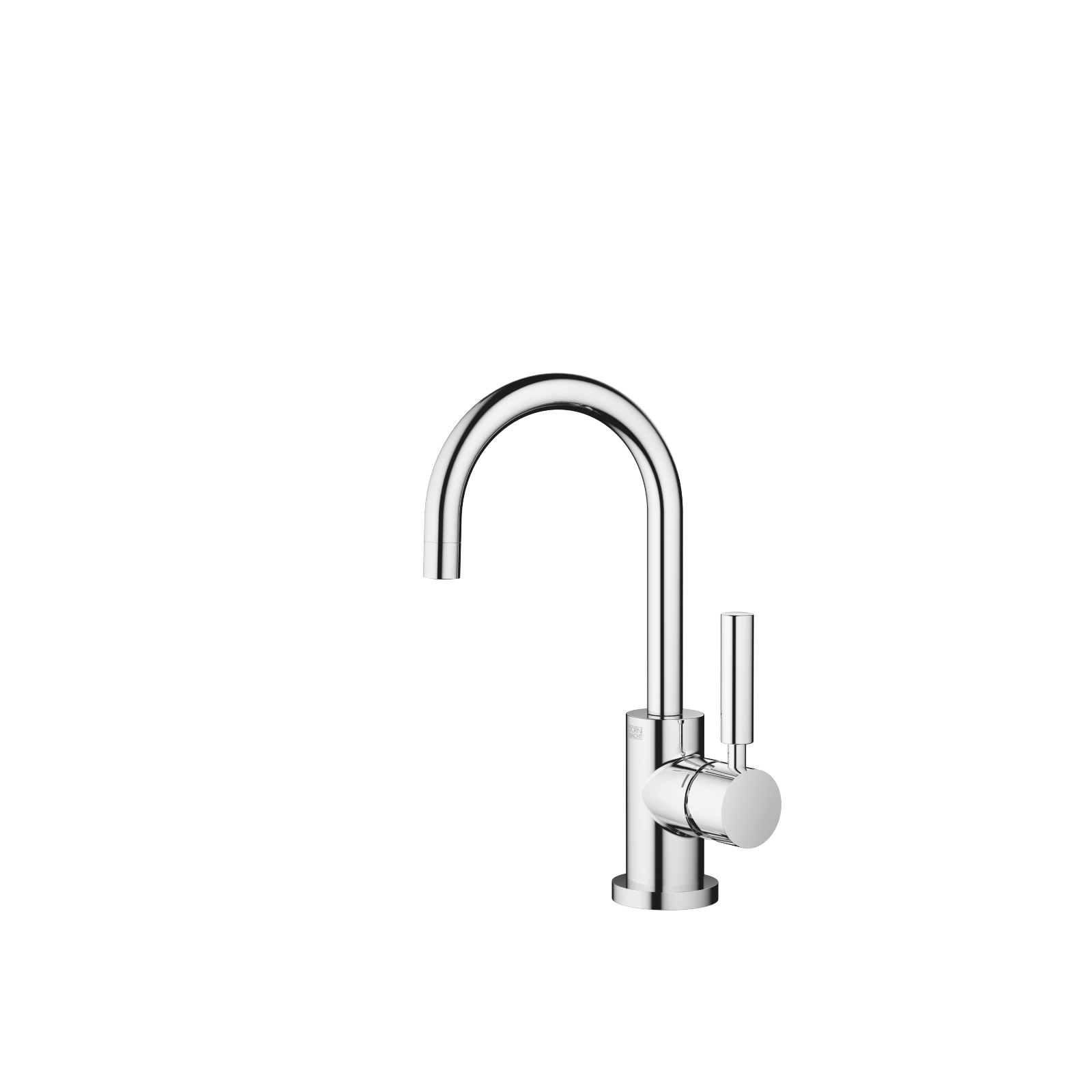 TARA Chrome Washbasin faucets: Single-lever lavatory mixer with drain