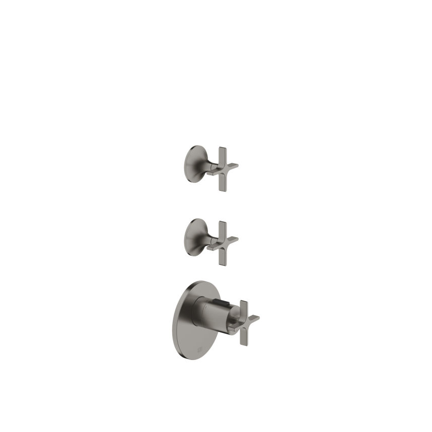 VAIA Brushed Dark Platinum Shower faucets: xTOOL Thermostat module with ...