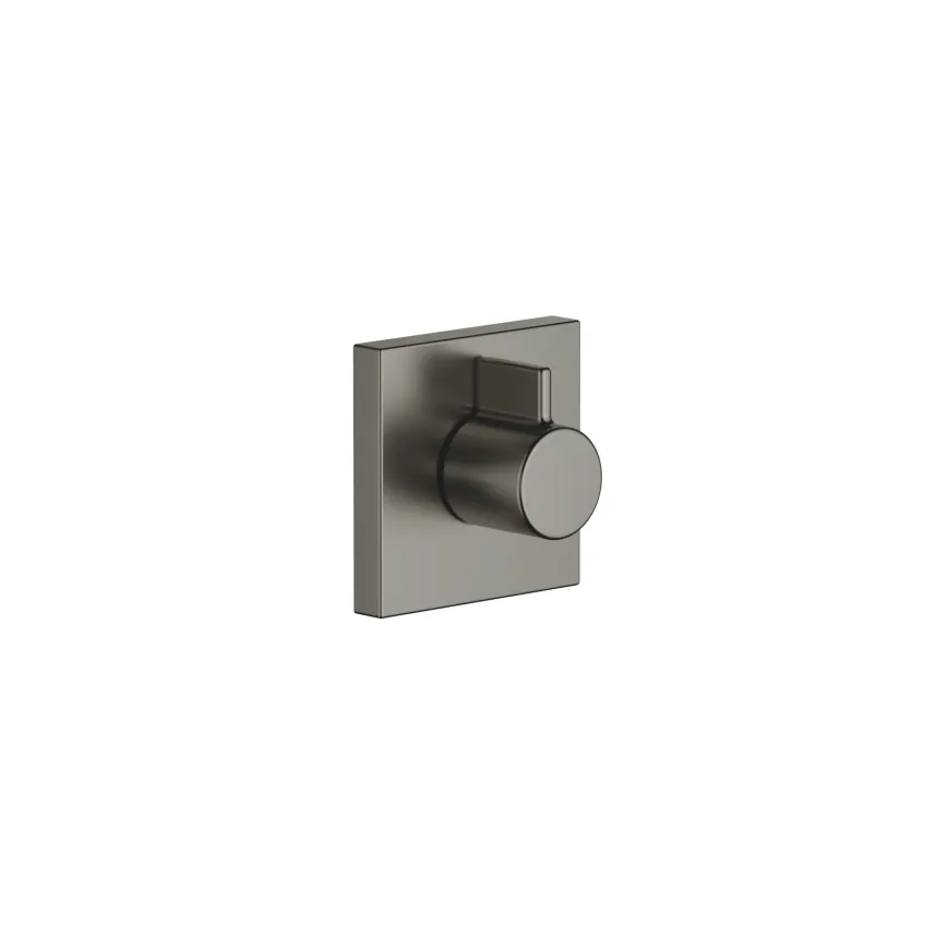 SYMETRICS Brushed Dark Platinum Bath faucets: Wall valve anti-clockwise ...