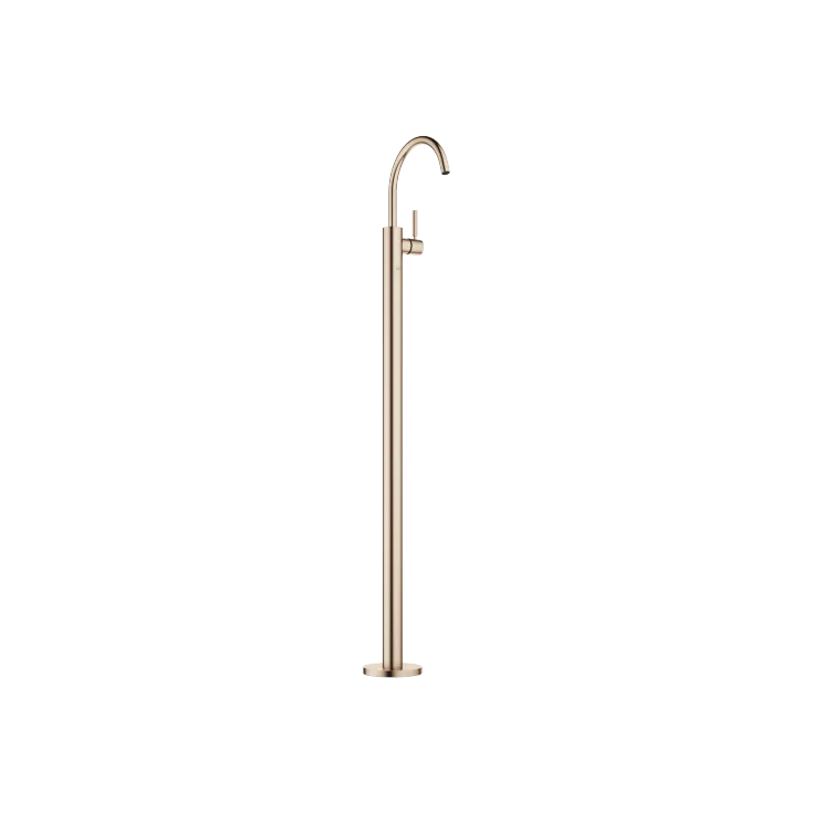 META Brushed Light Gold (PVD) : Single-lever basin mixer with stand ...