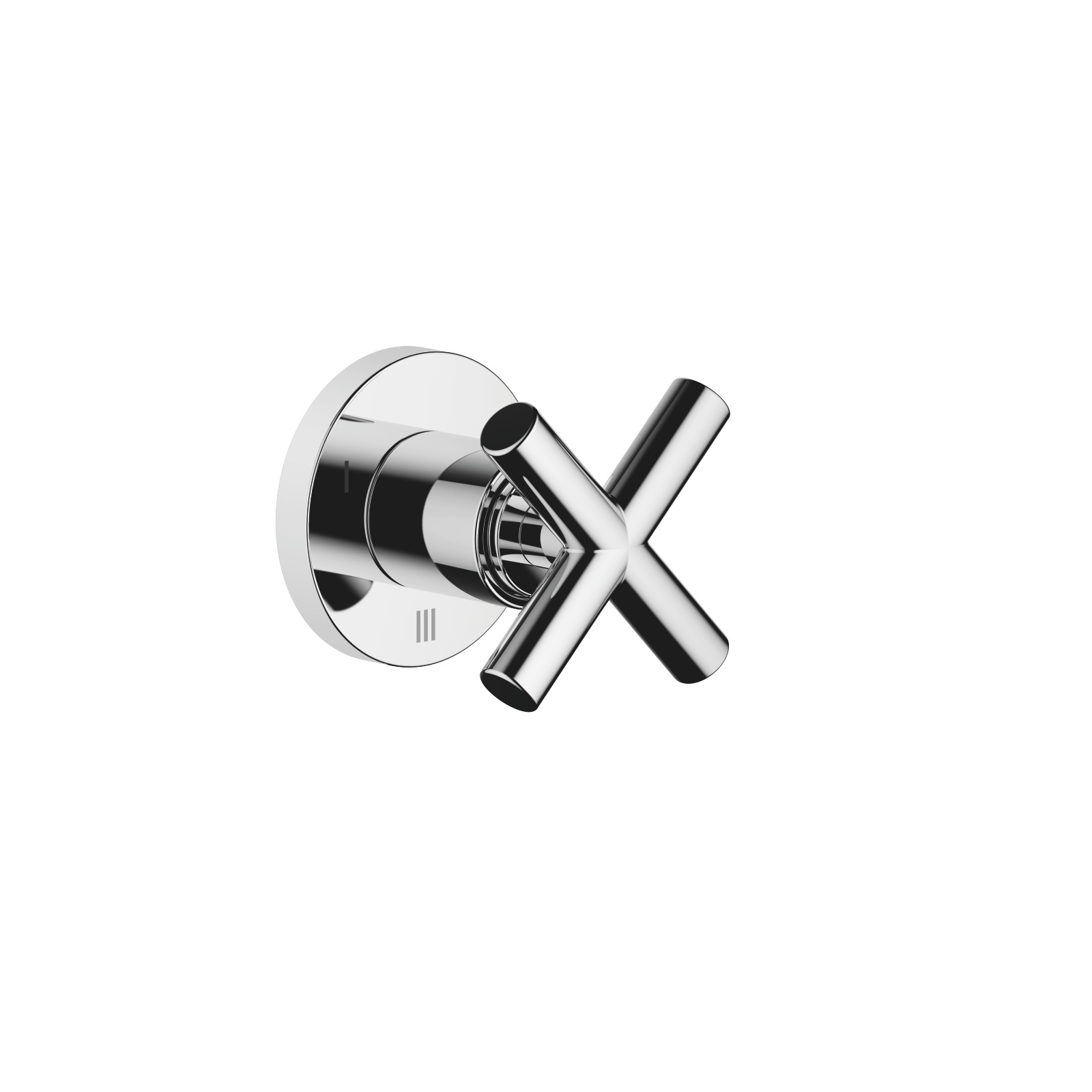 Tara Brushed Platinum Shower Faucets Concealed Three Way Diverter