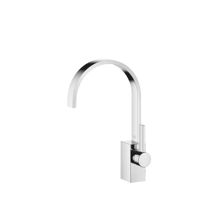 MEM Chrome : Single-lever basin mixer with pop-up waste