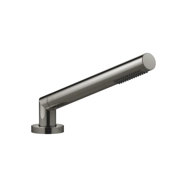 SERIES SPECIFIC Dark Chrome Bath faucets: Hand shower set for bath rim or tile edge installation