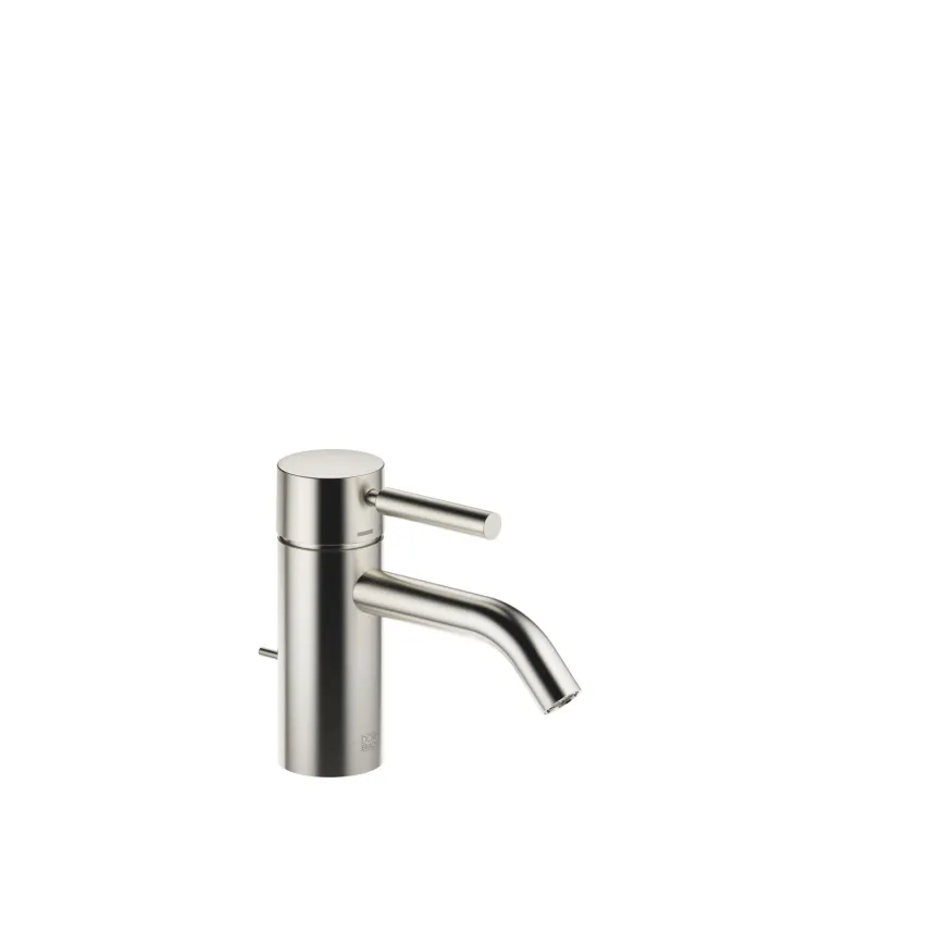 META Brushed Platinum Washbasin faucets: Single-lever lavatory mixer ...