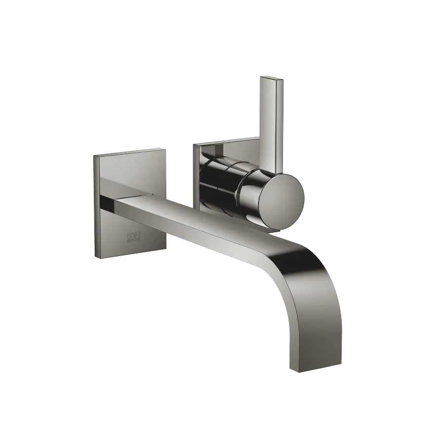MEM Dark Chrome Washbasin faucets: Wall-mounted single-lever mixer ...