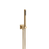 SERIES SPECIFIC Brushed Dark Brass : Hand shower set with integrated ...
