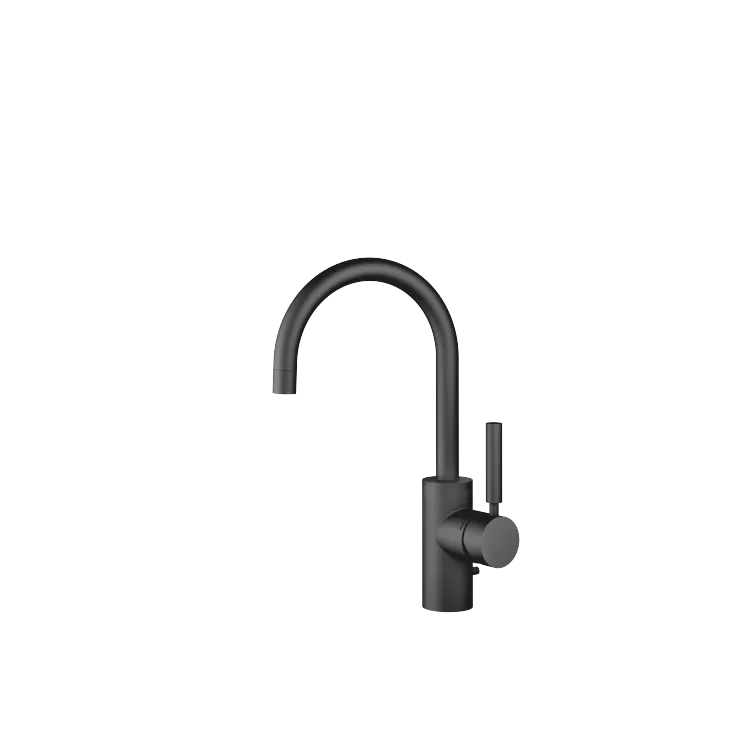 EDITION PRO Matte Black : Single-lever basin mixer with pop-up waste