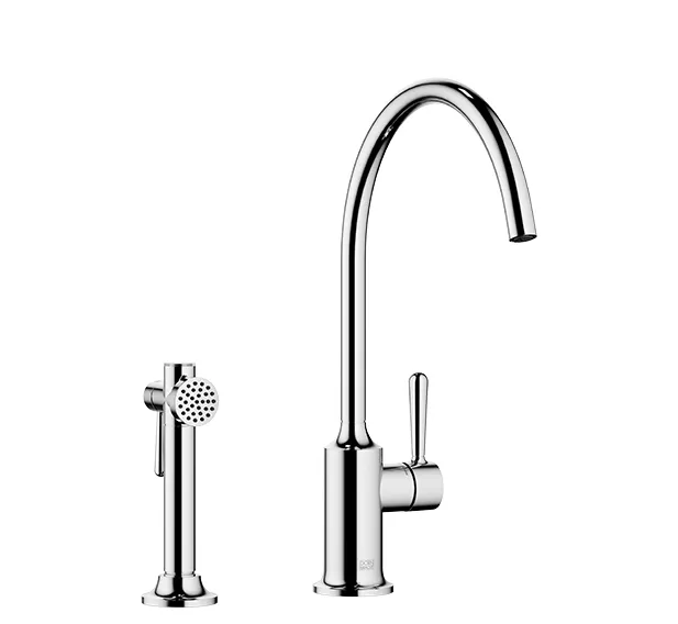 VAIA Chrome Kitchen faucets: Single-lever mixer with side spray set