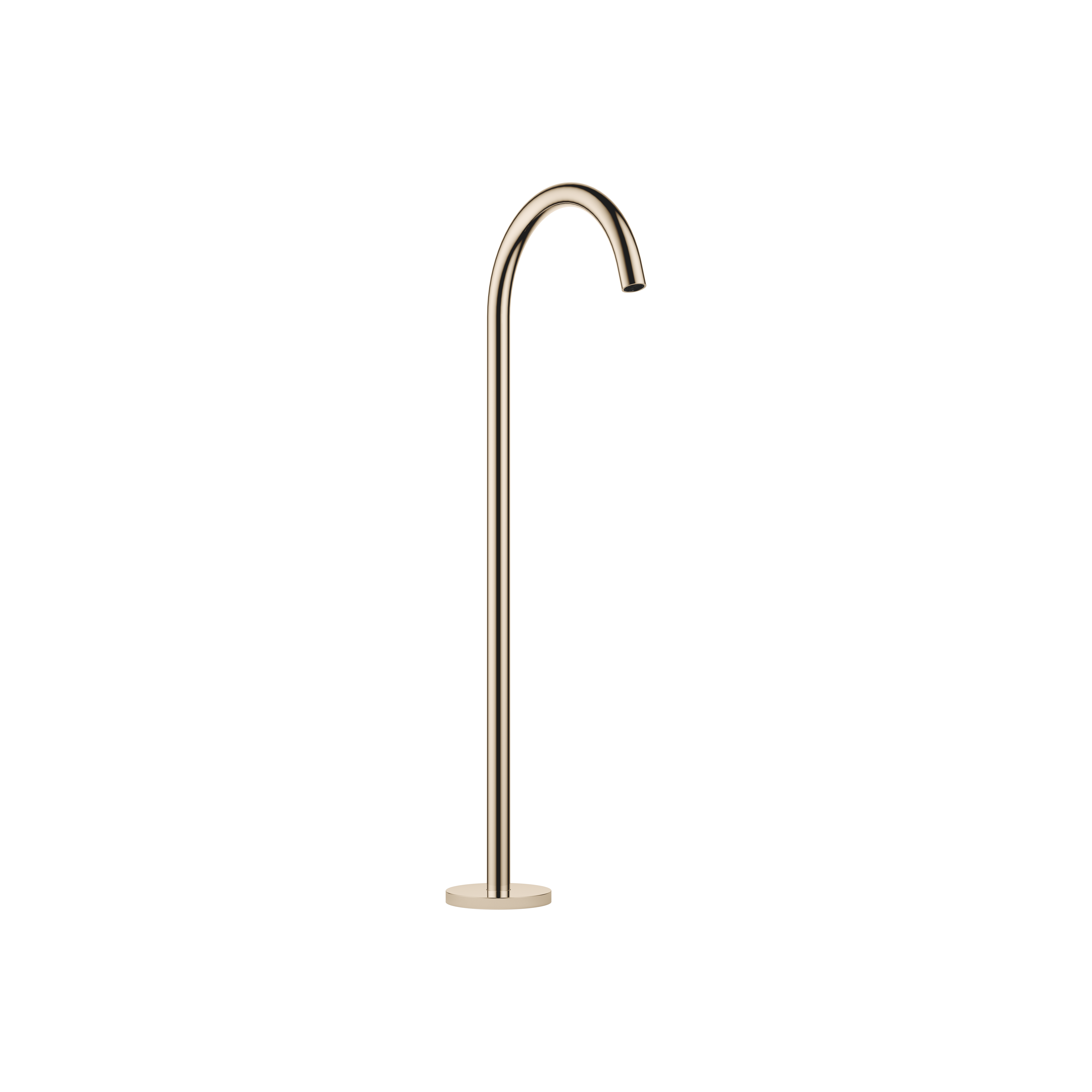 META Light Gold (PVD) : Tub spout without diverter for freestanding ...