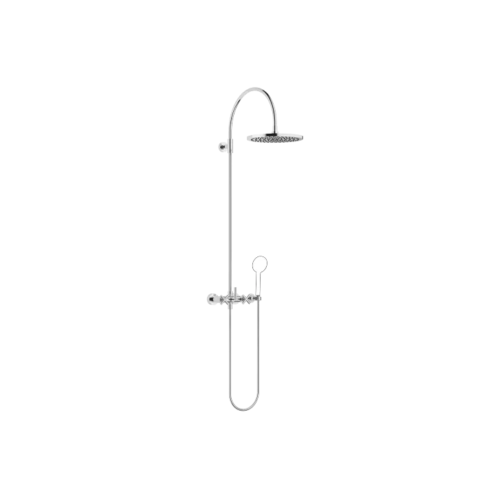 TARA Chrome : Shower pipe 300 mm
