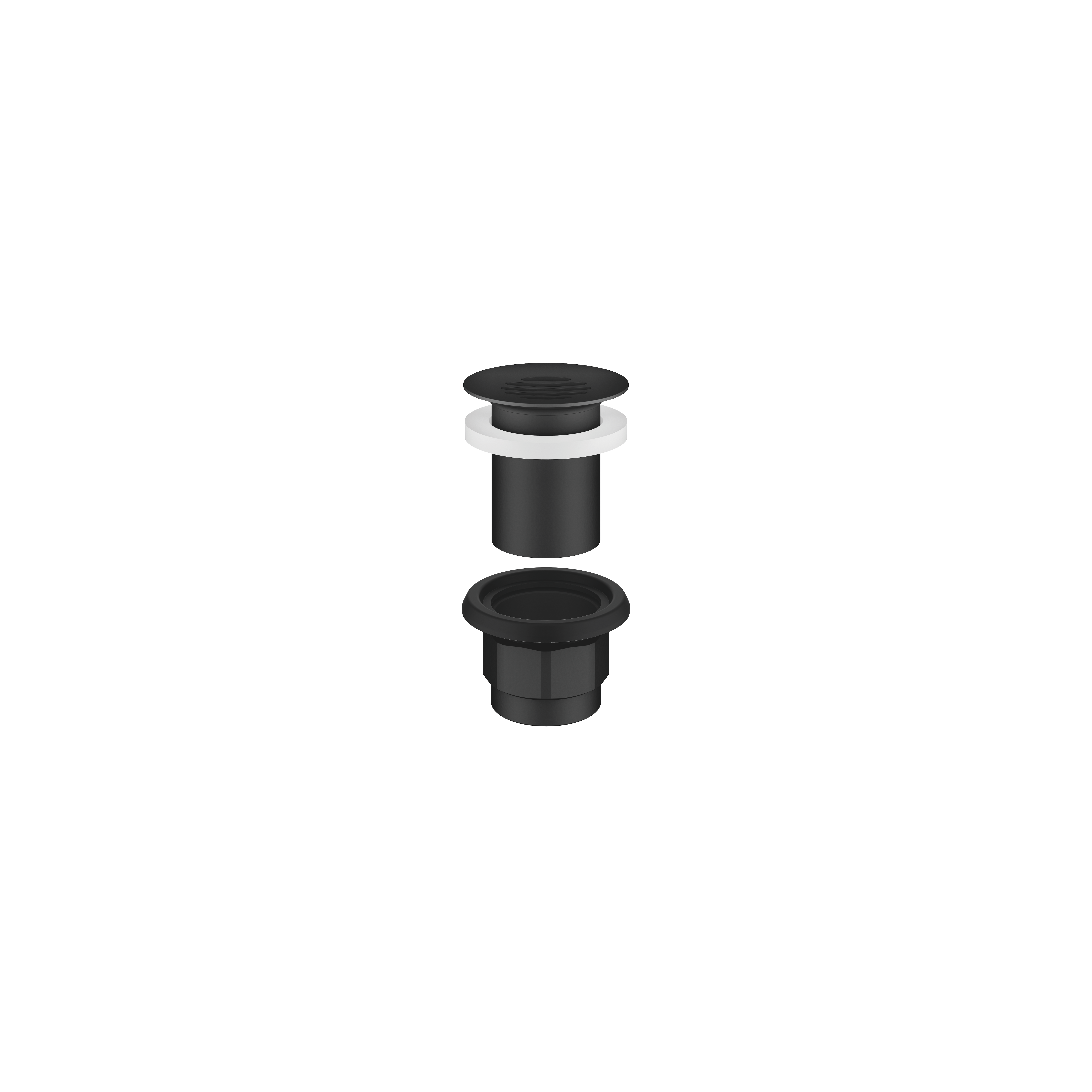SERIES-VARIOUS Matte Black : Grated waste 1 1/4"