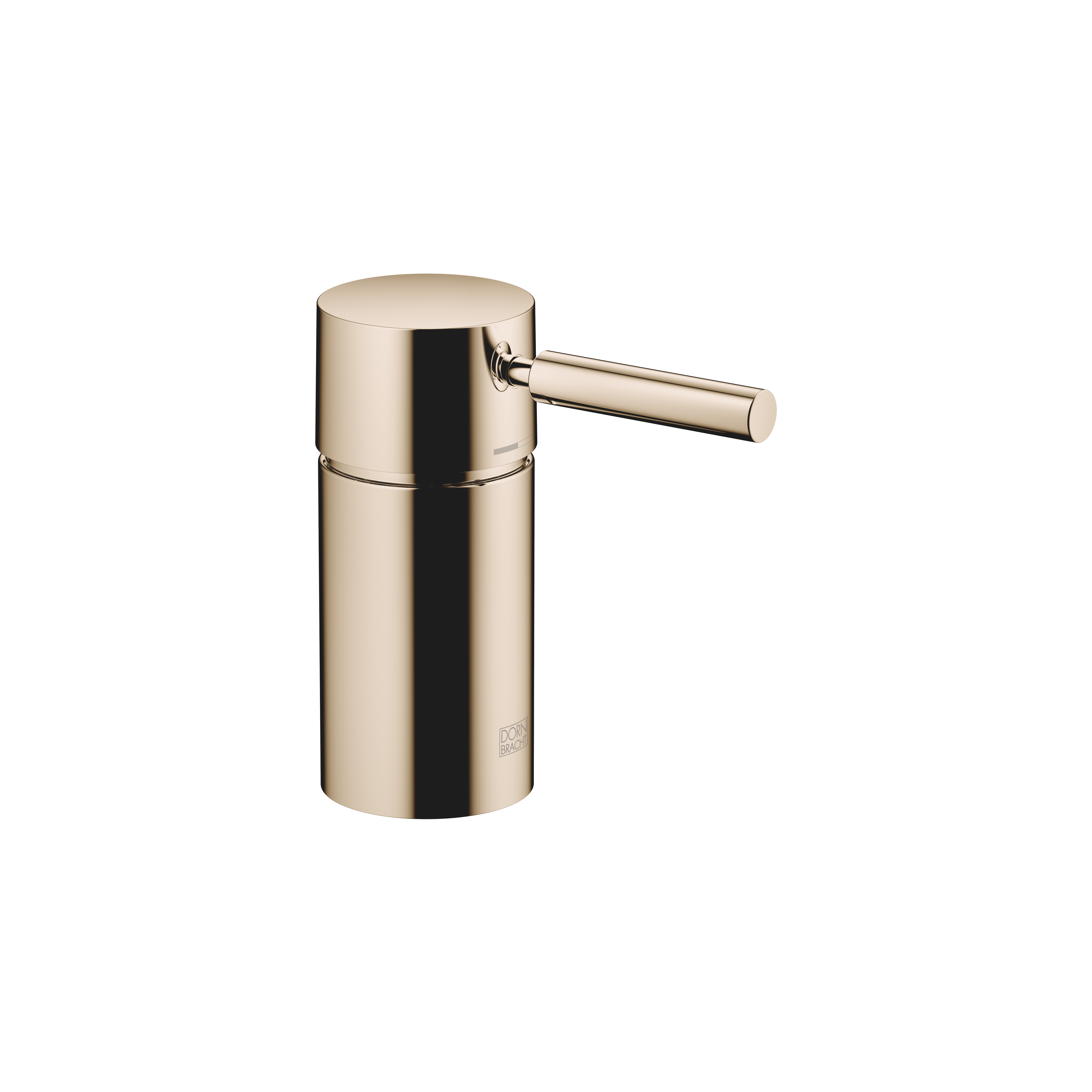 META Light Gold (PVD) : Single-lever bath mixer for bath rim or tile ...