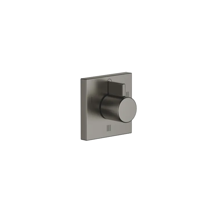 SYMETRICS Brushed Dark Platinum : Wall mounted three-way diverter
