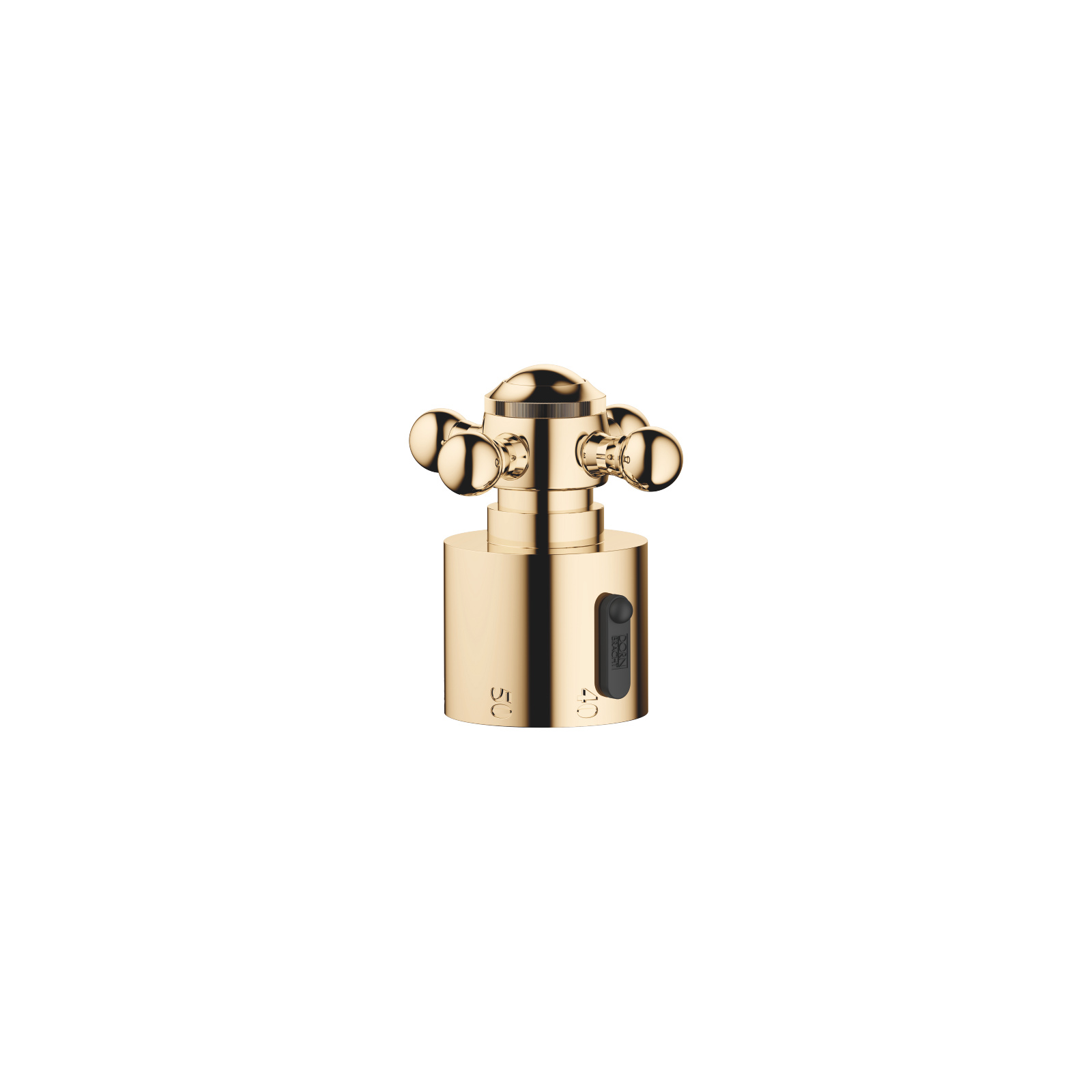 MADISON Messing (23kt Gold) Duscharmaturen: Shower Pipe mit Brause ...