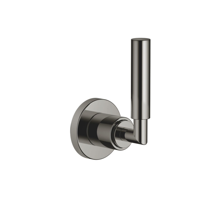 TARA Dark Chrome Griferías de bañera: Llave de paso empotrada cierre a ...