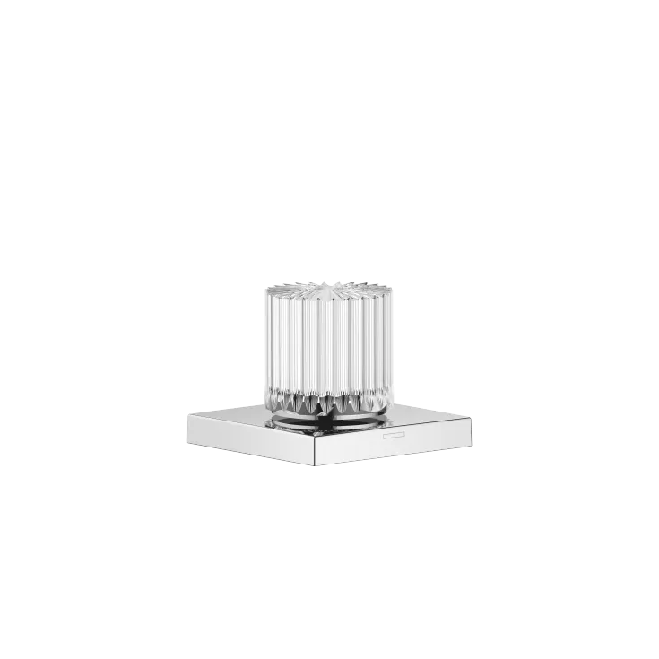 Chrome Handle Glass Design Clivia Small