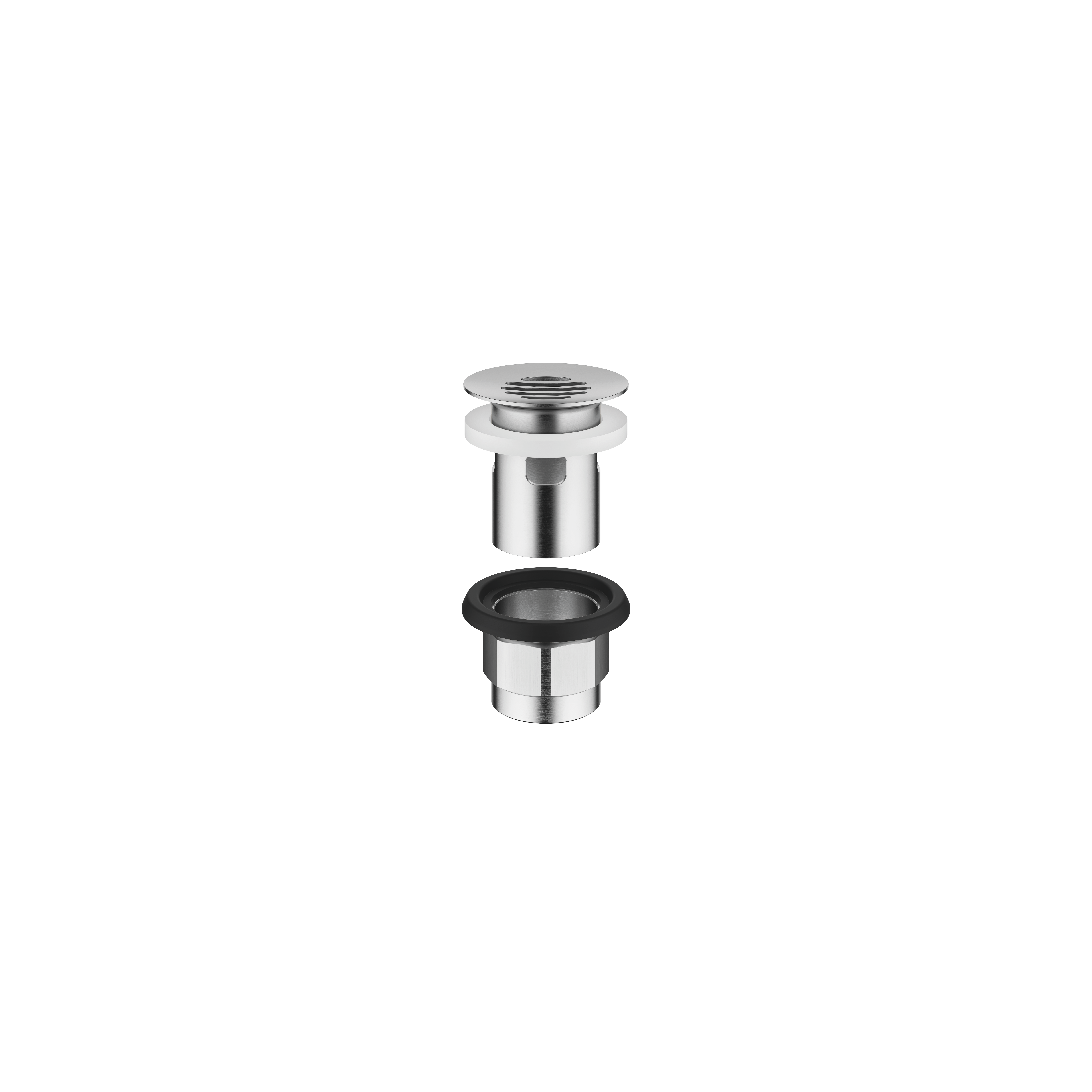 SERIES-VARIOUS Brushed Chrome : Grated waste 1 1/4"
