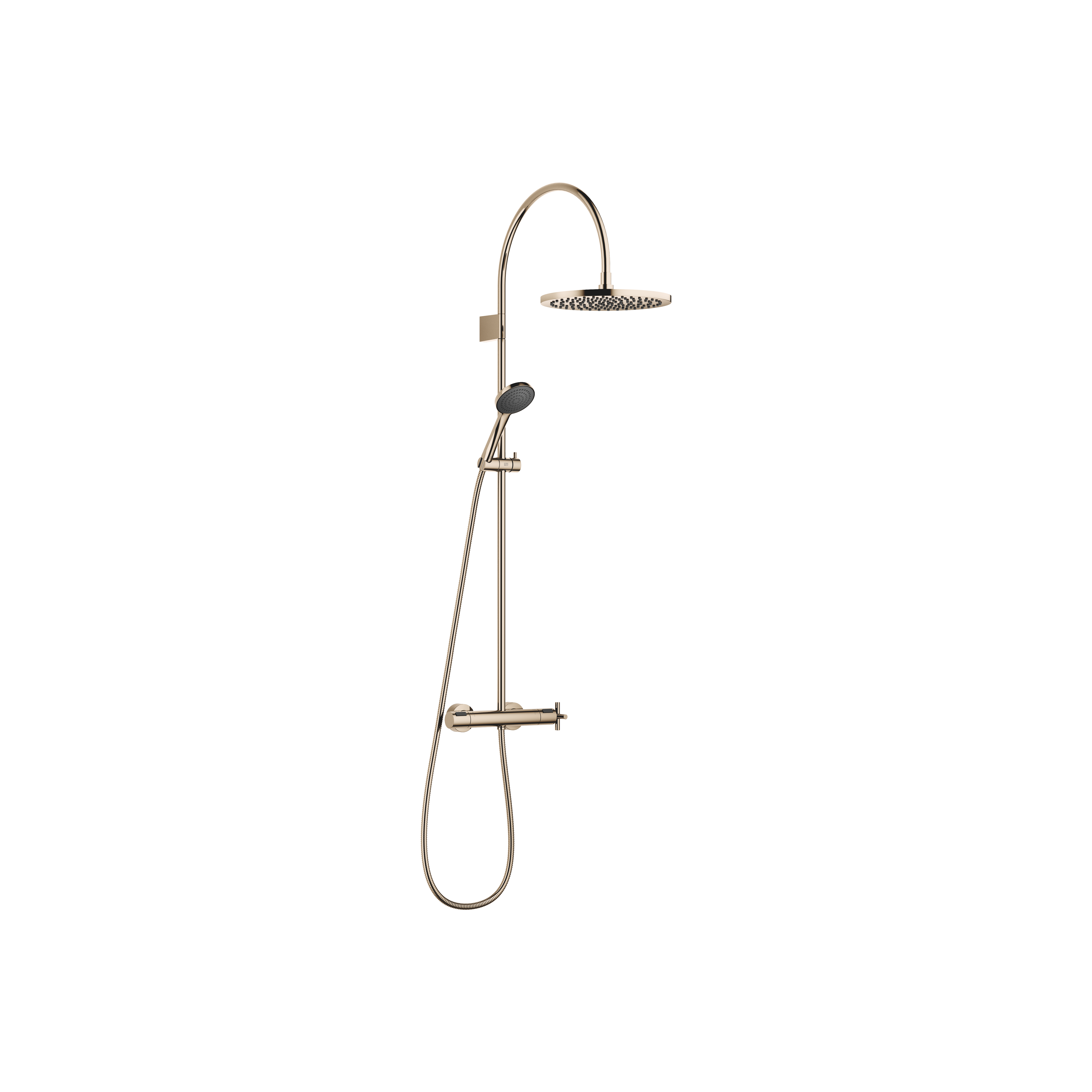 TARA Champagne (Or 22cts) : Colonne de douche avec thermostat de douche ...