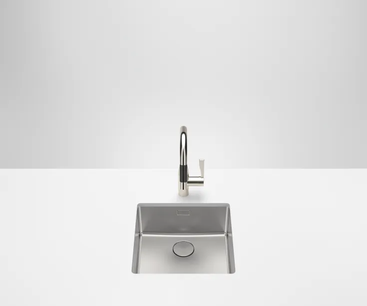SERIES-VARIOUS Brushed Stainless Steel : Single sink