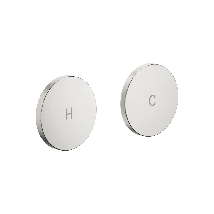 CYO Brushed Platinum : Handle insert set H & C marking