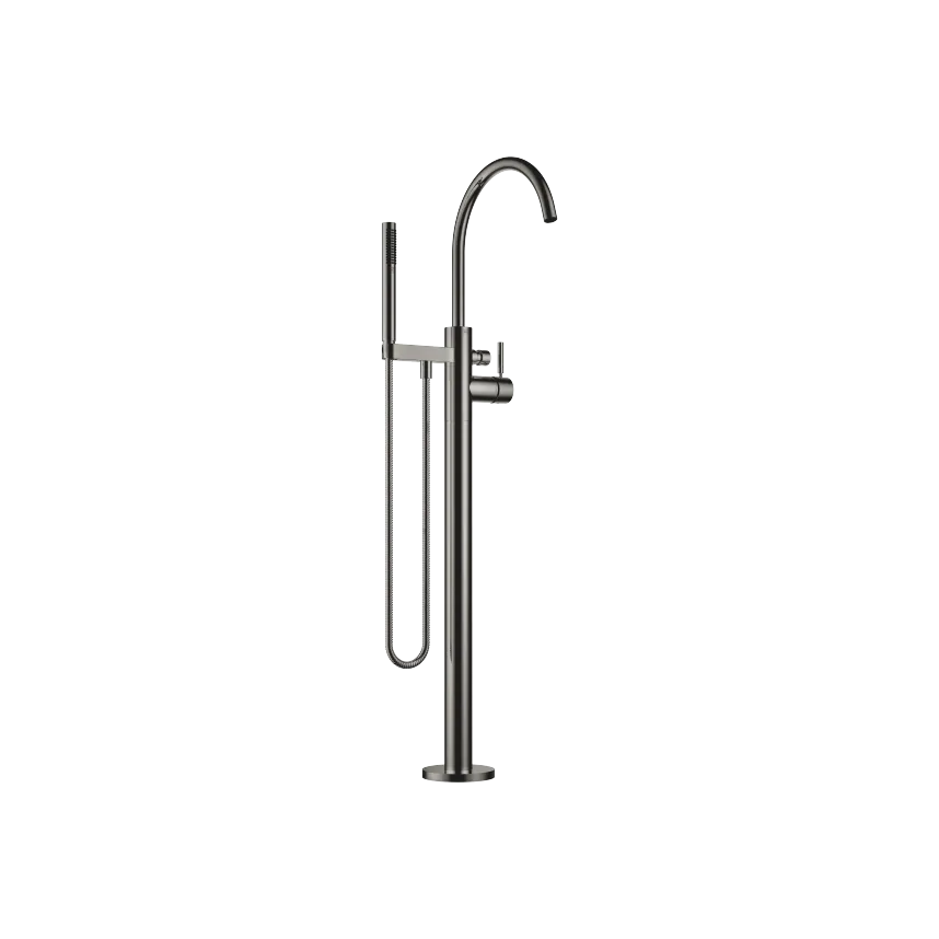 SERIES SPECIFIC Dark Chrome Bath faucets: Single-lever bath mixer with ...