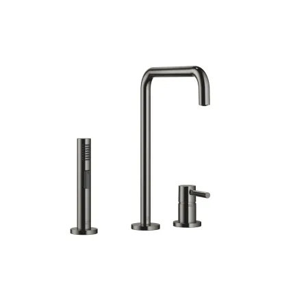 SERIES-VARIOUS Dark Chrome Kitchen faucets: Side spray set