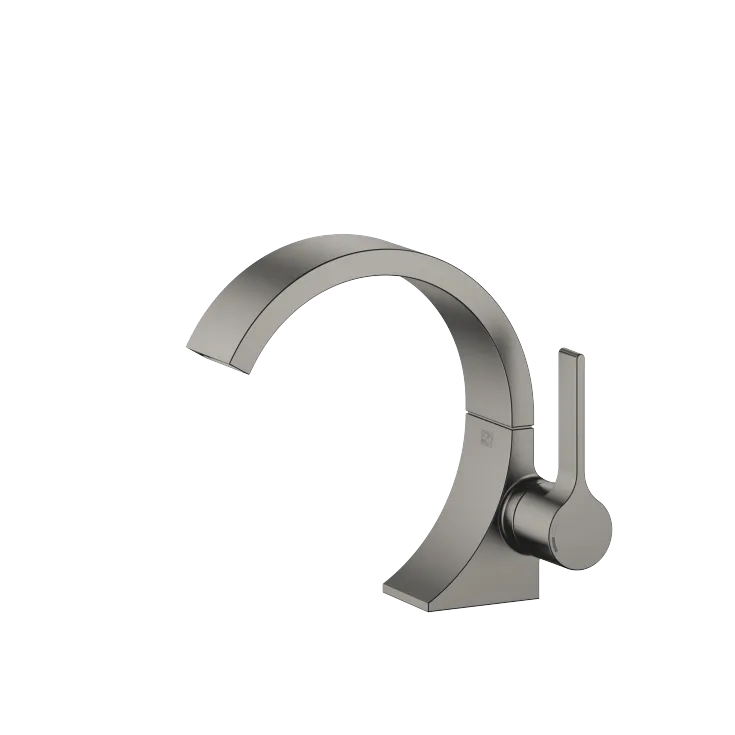CYO Brushed Dark Platinum : Single-lever lavatory mixer with drain