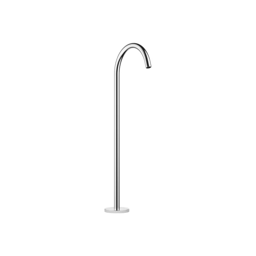 META Chrome Tub faucets: Tub spout without diverter for freestanding ...