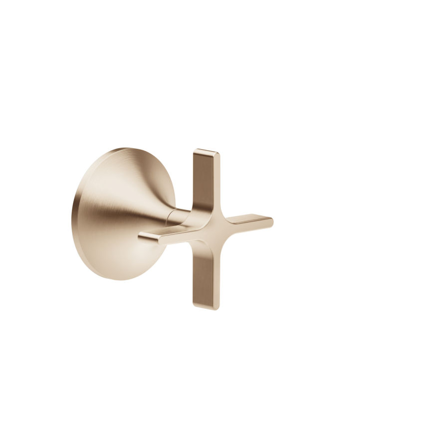 VAIA Champagne cepillado (Oro 22k) Griferías de bañera: Llave de paso ...