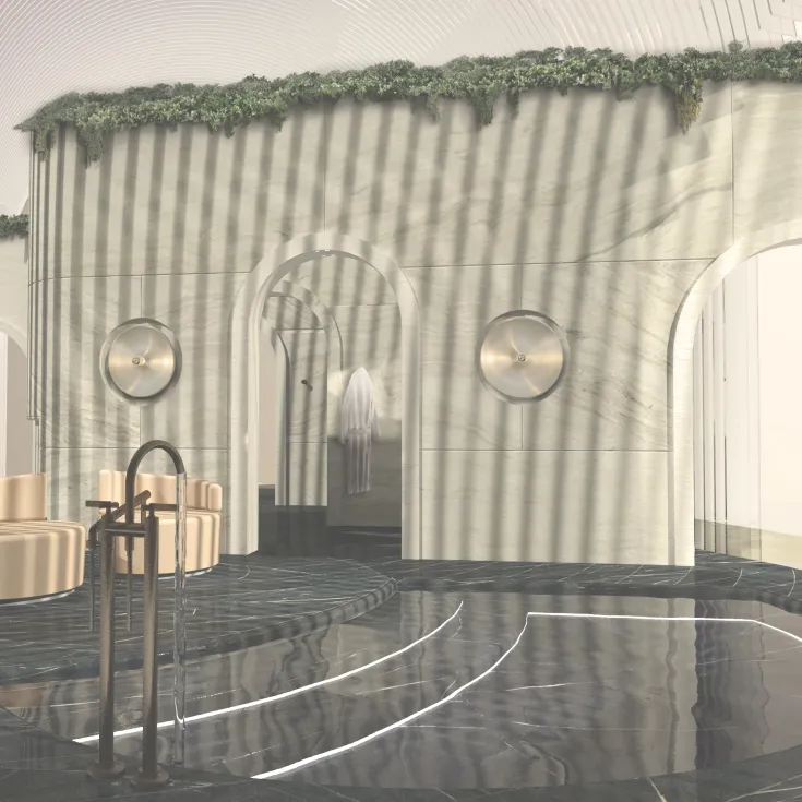 The VAIA architecture Healing Effects | Dornbracht