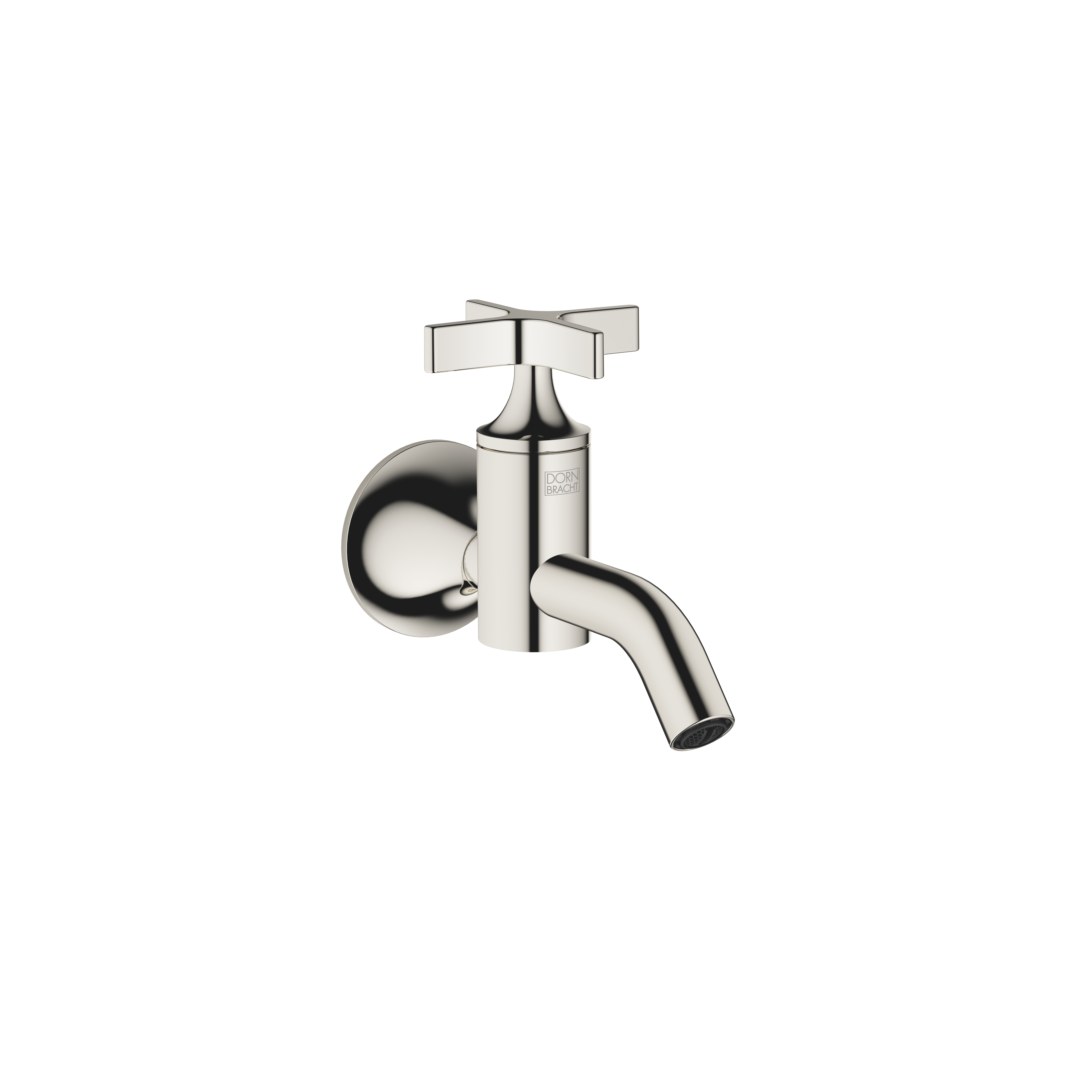 VAIA Platinum : Wall-mounted valve cold water without pop-up waste