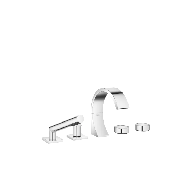 CYO Chrome : Five-hole bath mixer for bath rim or tile edge installation