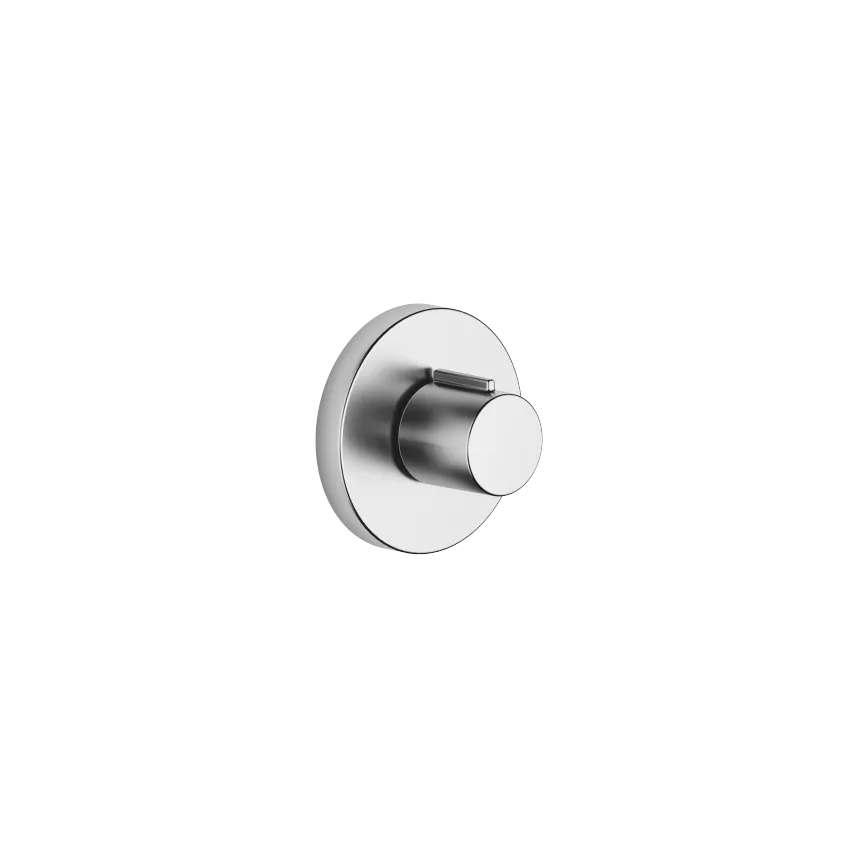 META Brushed Chrome Bath faucets: Wall valve clockwise closing 1/2"