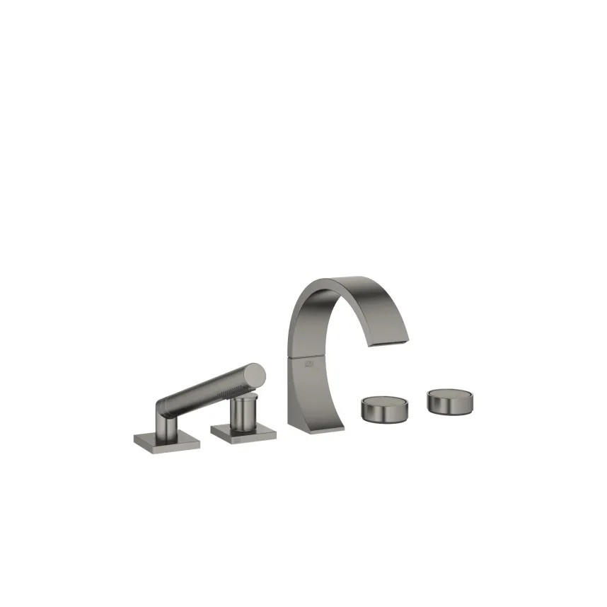 CYO Brushed Dark Platinum Bath faucets: Five-hole bath mixer for bath ...