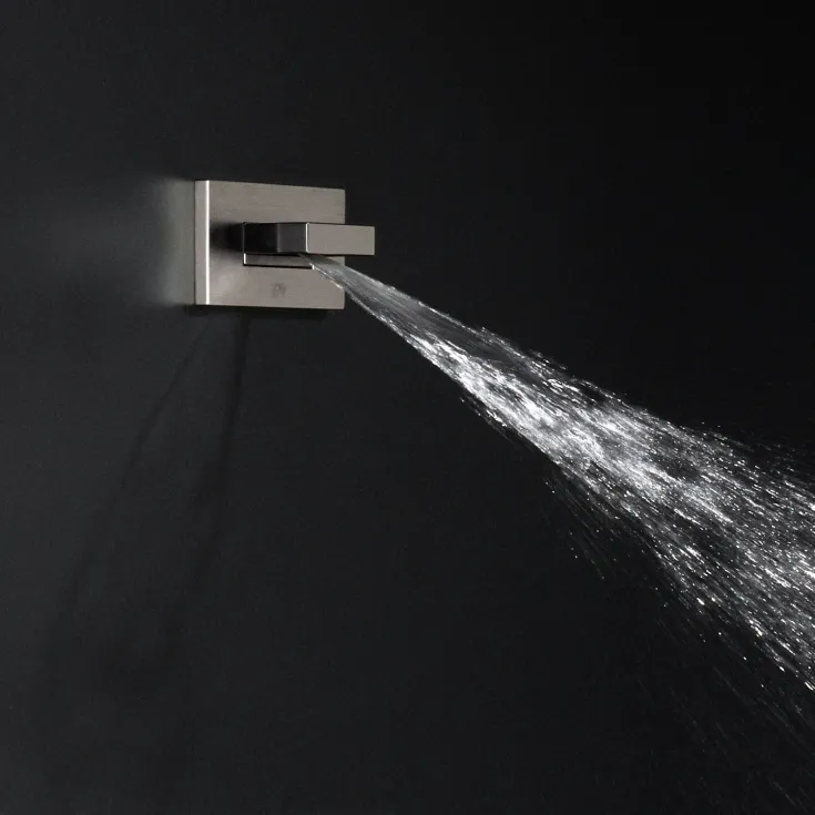 SERIES-VARIOUS Chrome : WATER CURVE Concealed body spray